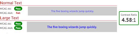 Contrast In Accessibility