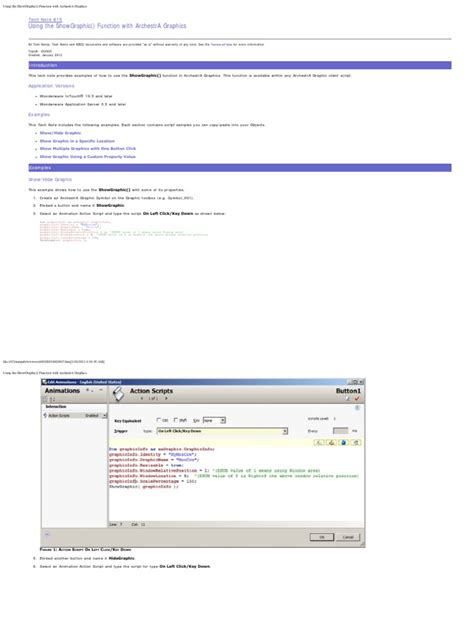 tech note 815 using the showgraphic function with archestra graphics