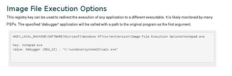 Soacat Image File Execution Options