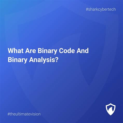 Shark Cybertech Binary Code Analysis Often Known As Facebook