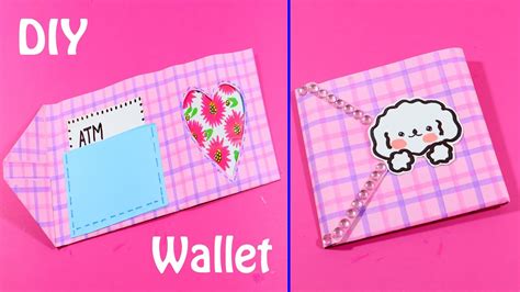 How To Make Paper Wallet Diy Wallet From Paper Easy Wallet Tutorial Youtube