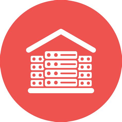 Data Center Glyph Circle Icon 16038645 Vector Art At Vecteezy