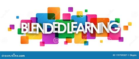 Blended Learning Icon Vector Sign And Symbol Isolated On White