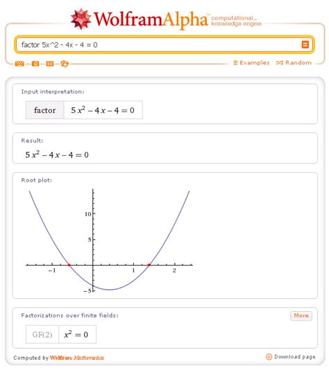 Algebra Precalculus Why Doesnt Wolframalpha Factor My Equation