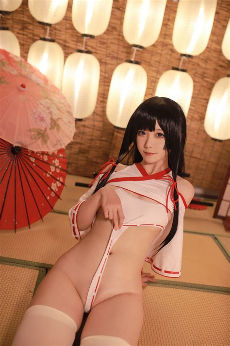 Filejoker Exclusive Cosplay Asagiriai Bitch Shrine Maiden Akiba