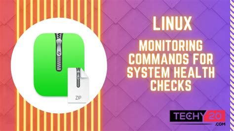 Linux Monitoring Commands For System Health Checks Techy20