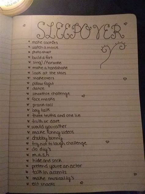 What Girls Do At Sleepovers