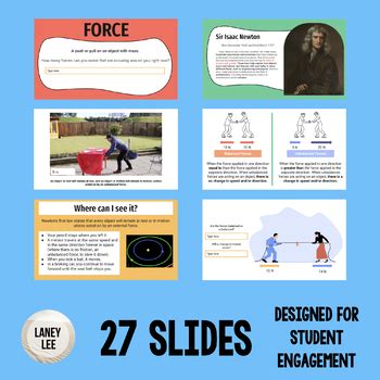 Newton S Laws Google Slides Presentation By Laney Lee TPT