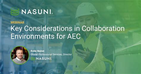 Nasuni On Linkedin Webinar Key Considerations In Collaboration Environments For Aec