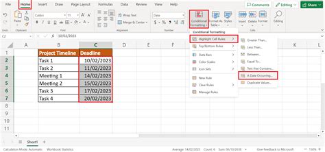 How To Do Conditional Formatting Based On Date In Excel