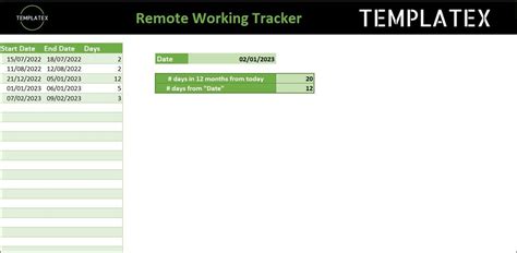 Remote Working Tracker Excel Template Employee Monitoring Etsy
