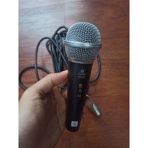 Jual Microphone Karaoke Mic Pidato Nyanyi Foto Asli Dynamic Dinamic Jernih Kabel Mik Vokal Pro