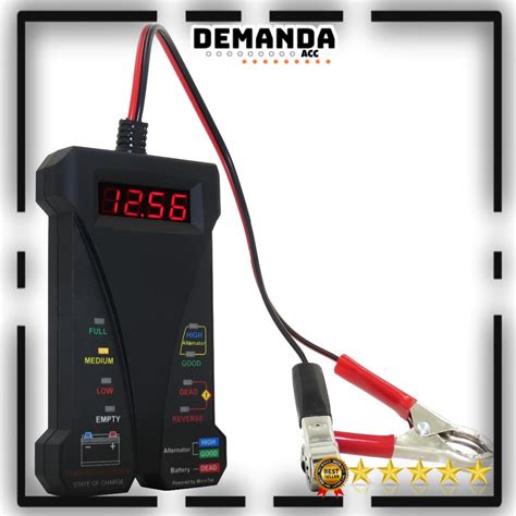 Jual Alat Tes Baterai Alat Cek Aki Alat Cek Accu Motopower Tester Baterai Digital Voltmeter