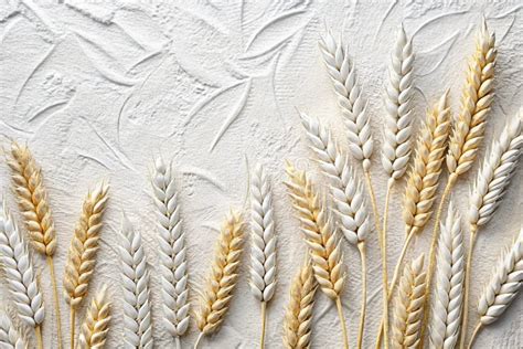 White Wheat Paste Poster Style Texture Background Stock Illustration Illustration Of