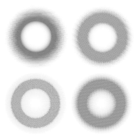 Premium Vector Design Elements Symbol Editable Icon Halftone Circles Halftone Dot Pattern On