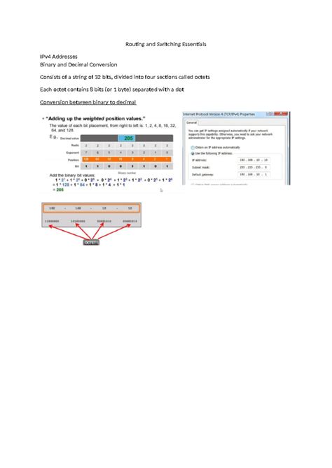 Routing And Switching Essentials Notes Routing And Switching