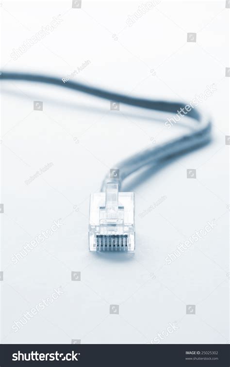 Network Cable Unplugged Closeup On White Stock Photo Shutterstock