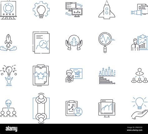 Strategy And Brainstorming Outline Icons Collection Strategy