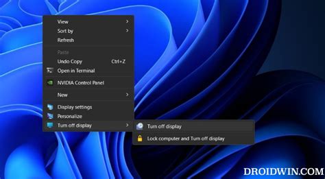 Add Turn Off Display Option In Windows 11 Context Menu