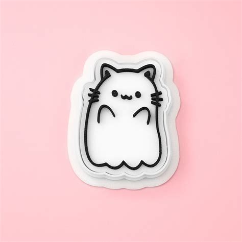 으스스한 할로윈 캐릭터 시리즈~ 할로윈 유령 고양이 쿠키커터 할로윈 쿠키틀 주문제작 쿠키커터 쿠키틀