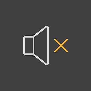 Vector Icon Volume And Mute Button For Sound Control Vector Computer Isolated Mute PNG And