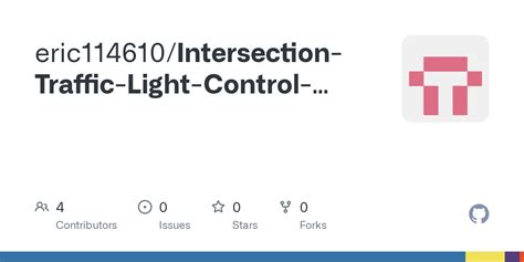 github eric114610 intersection traffic light control system