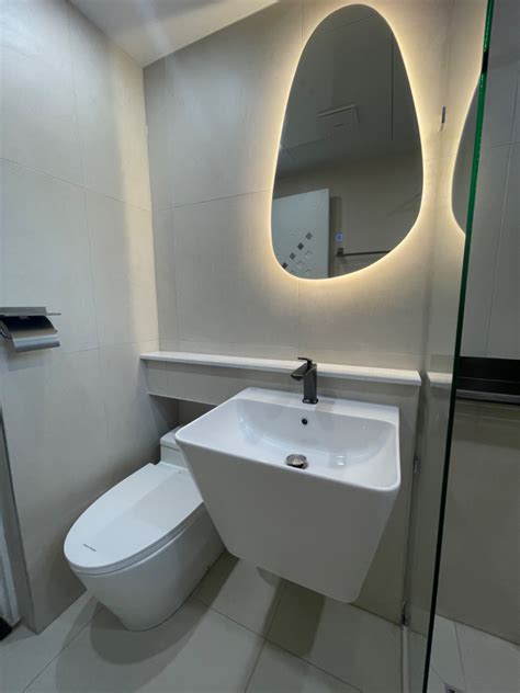 욕실 리모델링 비포앤에프터😎 600각 포쉐린타일 덧방시공 기억자 젠다이 아메리칸스탠다드 도기 비반트 무광 제주특별자치도 제주시 연동 미장타일도배도장