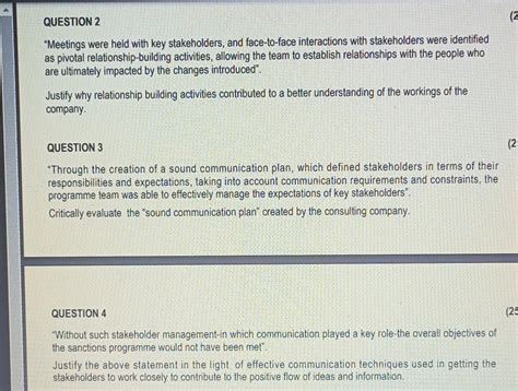 Meetings Were Held With Key Stakeholders And