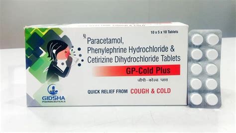 Paracetamol Phenylephrine Hydrochloride And Cetirizine Dihydrochloride