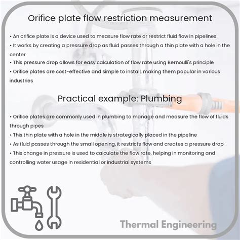 Orifice Plate Flow Restriction Measurement