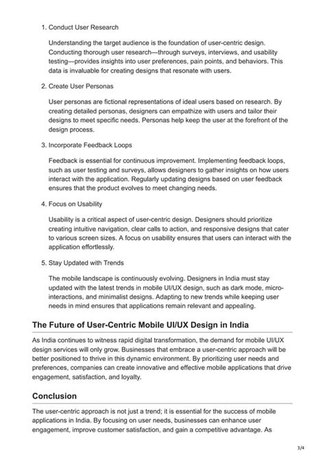 User Centric Approach Mobile Ui Ux Design Services In India Pdf