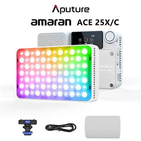 Aputure Amaran Ace 25c Full Color Compact Led Mini On Camera Light 2300k 10000k One Second Setup