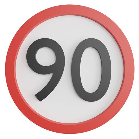 Number 90 Clipart