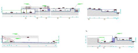 Different Section Designs Of The Resort Is Given In Autocad 2d Drawing