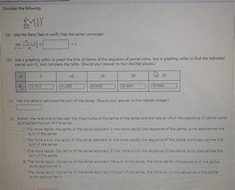 Solved Consider The Following N N N A Use The Chegg Com