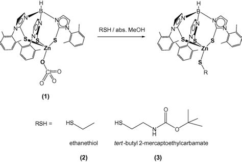 Representation Of The Zincii Bound Perchlorate Complex 1 And The
