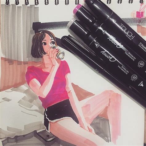 일러스트레이터 김정윤 On Instagram “ 오늘의모작”