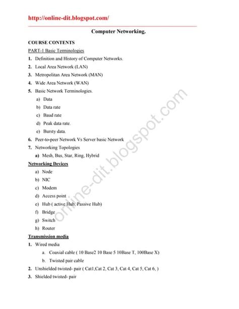 Computer Networking Pdf