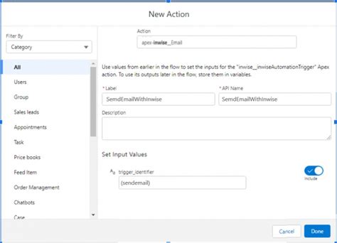 Send Email Through Salesforce Flow Inwise