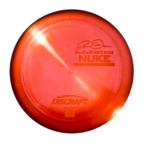 Nate Doss Titanium Nuke Maximum Distance Disc Golf Driver From Discraft
