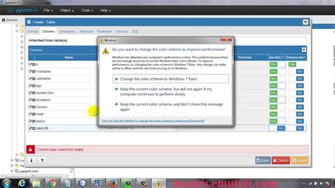 How To Create Table Postgresql Jsp Pgadmin Java Sever Pages Tutorial