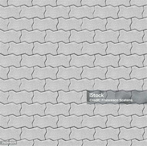 Perfect Seamless Texture Tile Of Selflocking Concrete Pavement For Use In External Applications