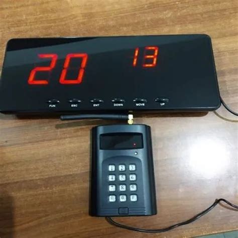 rectangle led wireless token number display system at ₹ 11000 unit in