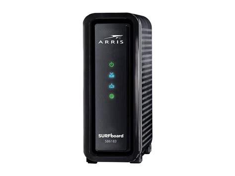 ARRIS SURFboard SB DOCSIS Cable Modem MHz Dual Thread Processor Black Newegg Com