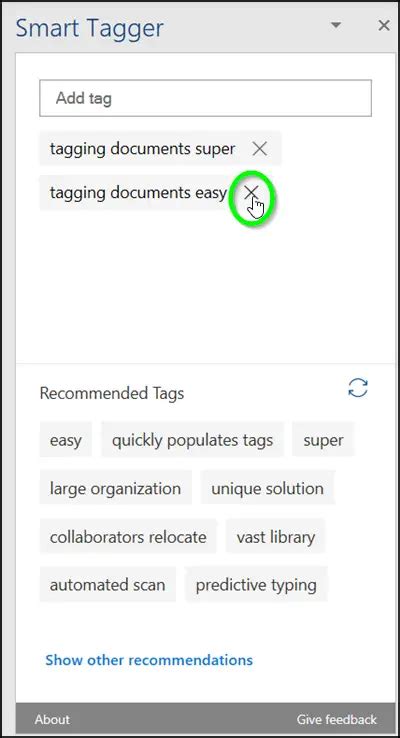 Relocate Documents Using Smart Tagger Word Add In