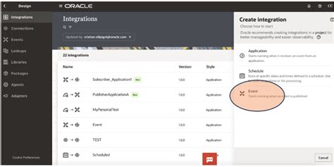 Oracle Integration Oic With Publish And Subscribe Pattern How To Manage Events Redthunder Blog