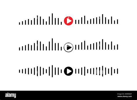 Sound Wave Icon Podcast Player Interface Music Symbol Sound Wave