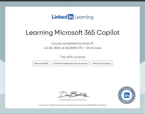 Anish M On Linkedin Microsoft365copilot Aicompanion Lifelonglearner