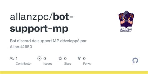 Github Allanzpc Bot Support Mp Bot Discord De Support Mp Développé Par Allan 4650