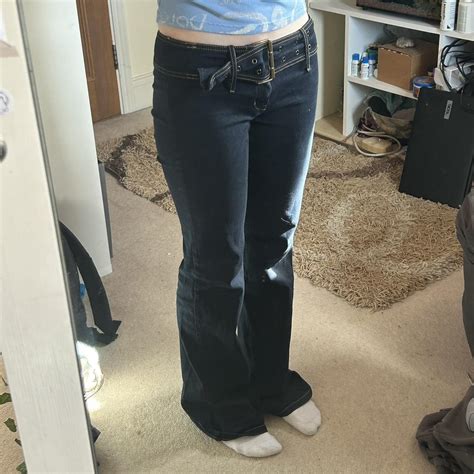 Vintage Pussy Jean Company Jean Flares USA28 X Depop Vintage Pussy Jean Company Jean Flares USA28 X Depop